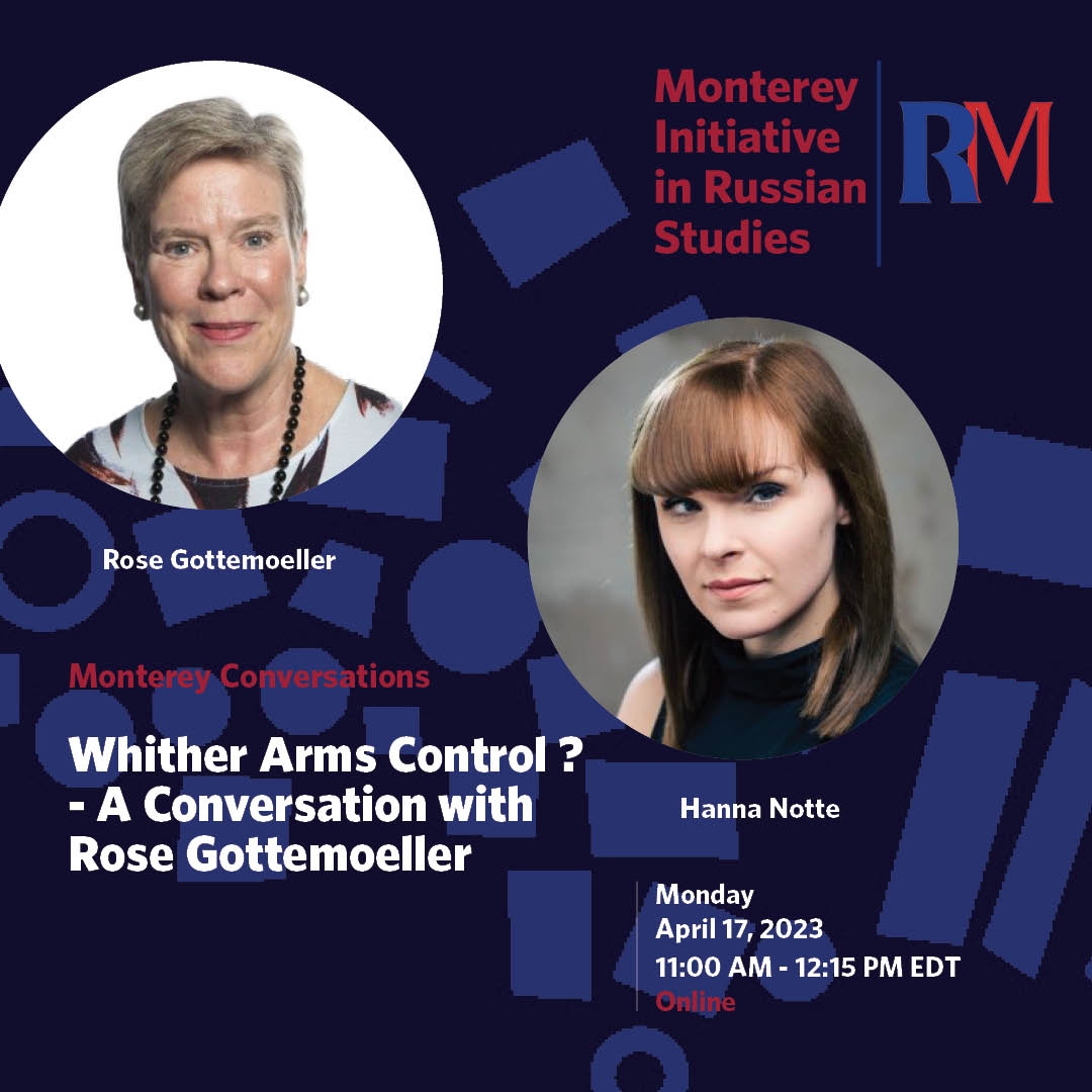 [Monterey Initiative in Russian Studies released a new segment of the Monterey Conversations ...